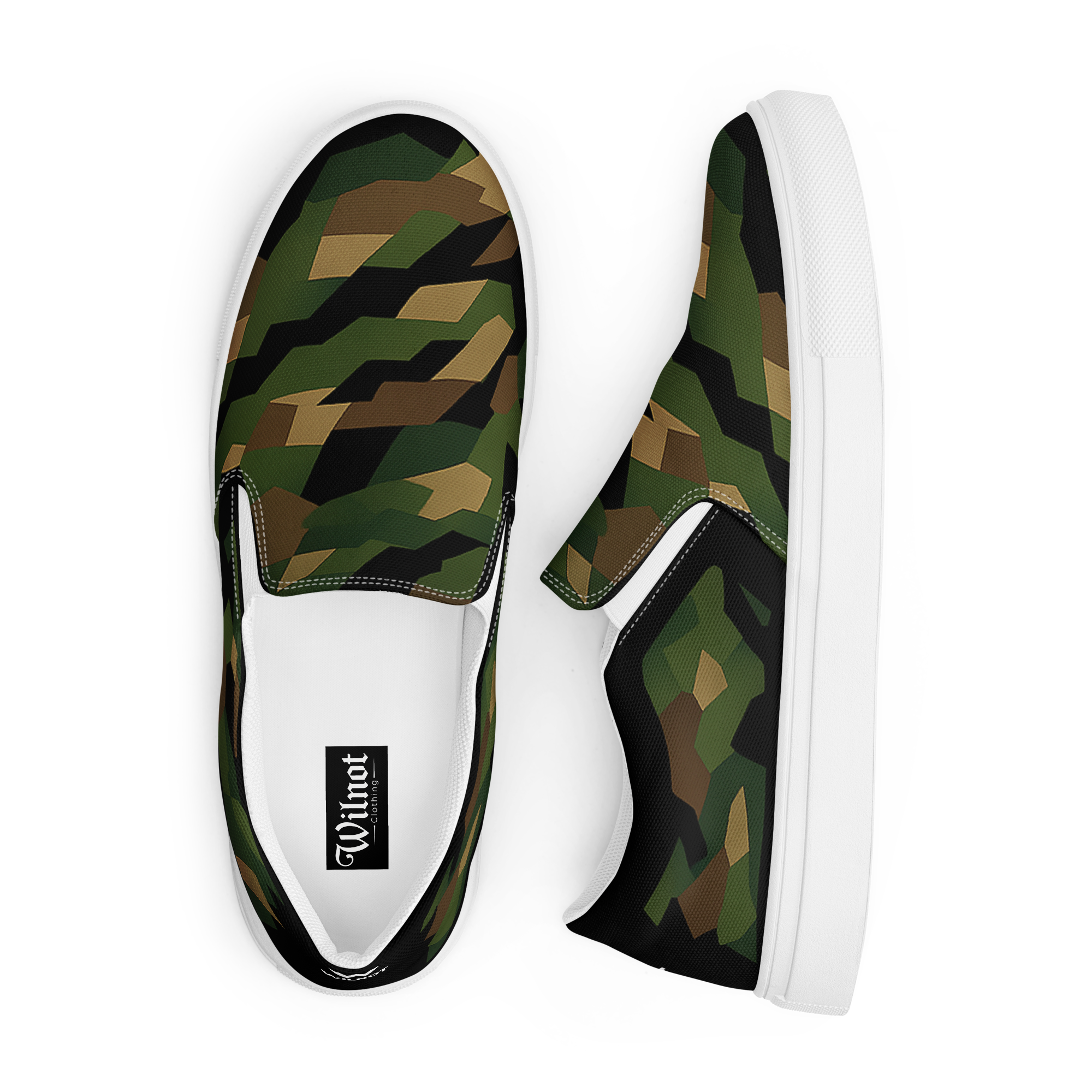 WILNOT – Camo Slip-Ons – Wilnot Clothing